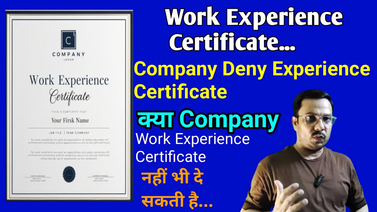 Job Experience Certificate