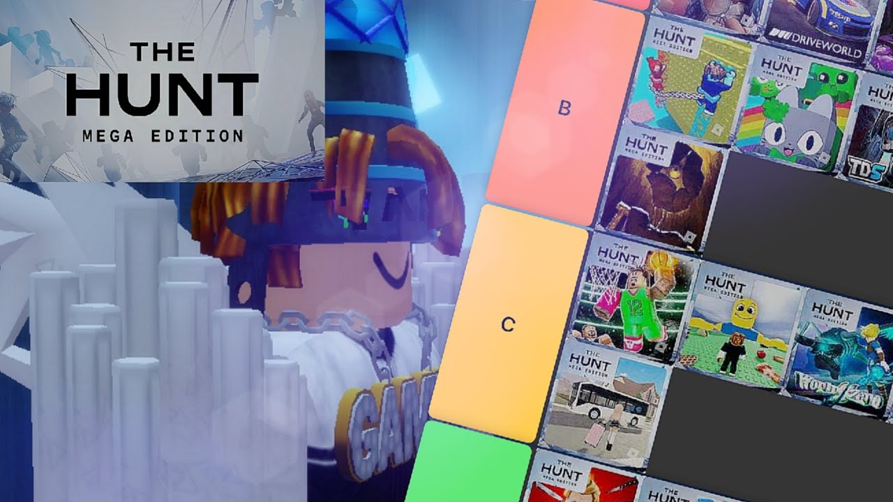 Roblox "The Hunt Mega Edition" tier list (normal badges only) - YouTube