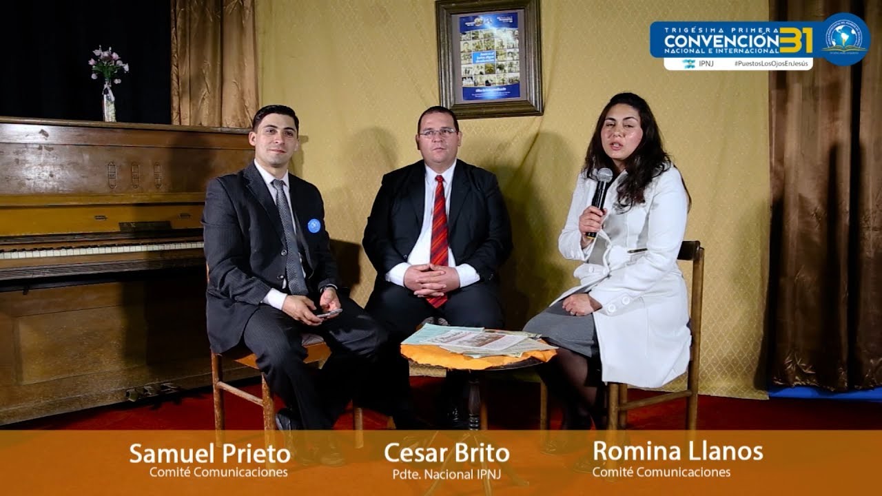 Cesar Brito - Presidente de la IPNJ - Trigésima Primera Convención ...