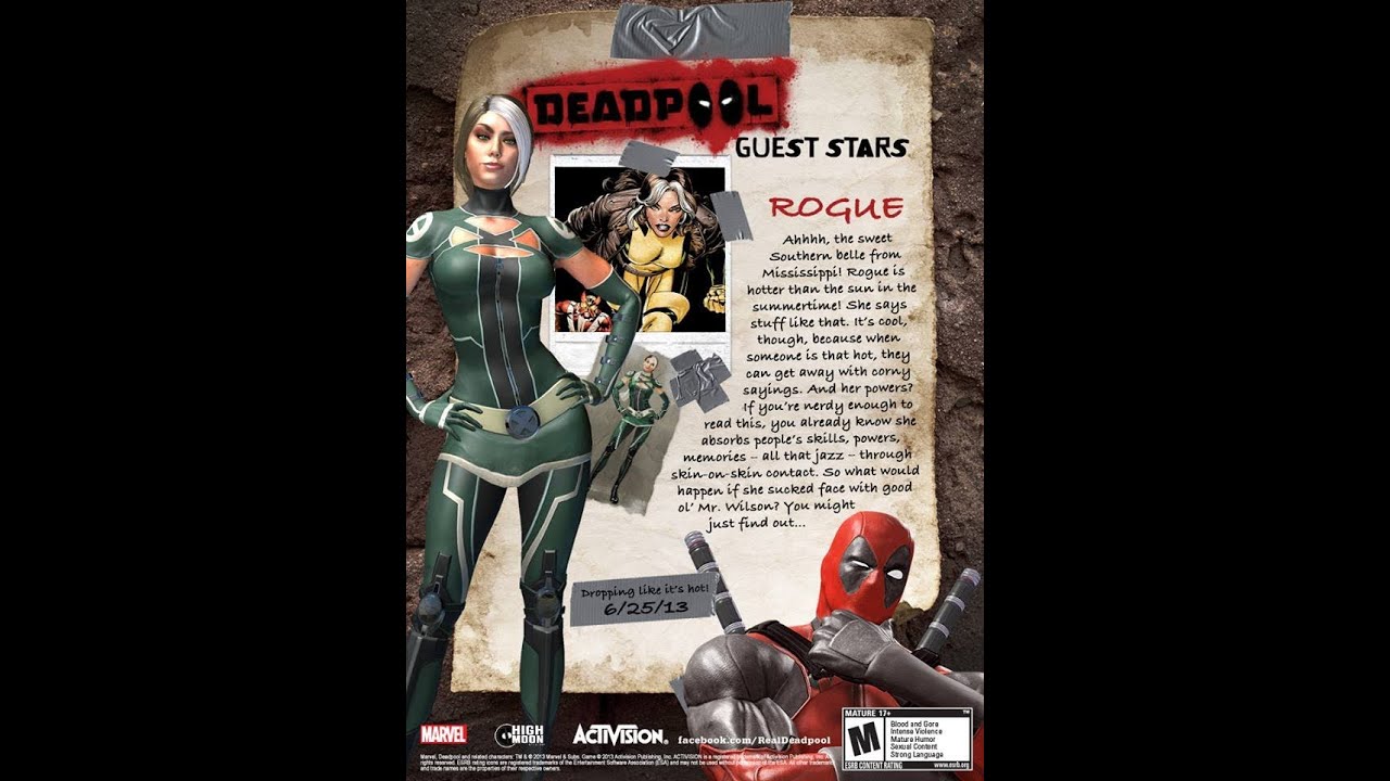 Deadpool Rogue Hot