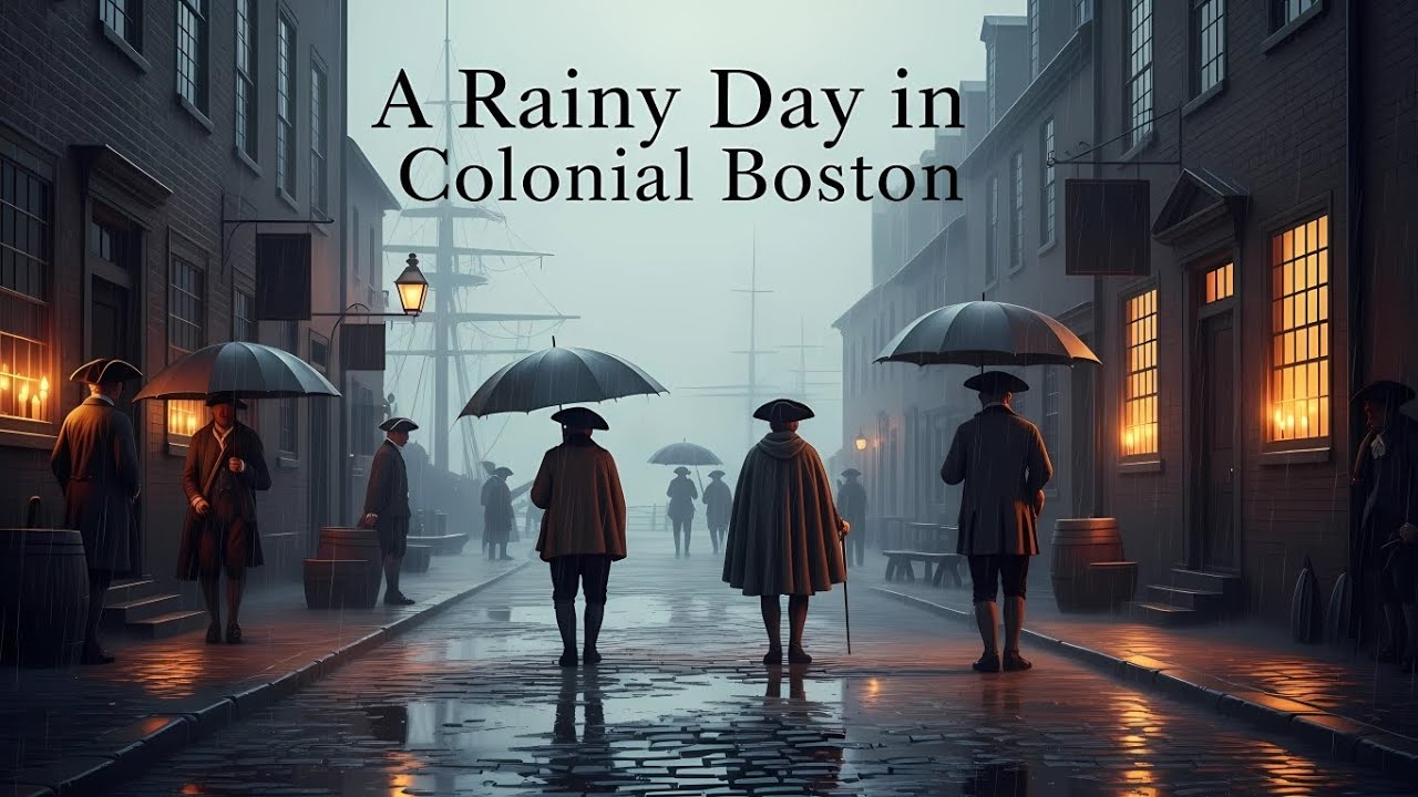 A Rainy Day in Colonial Boston (Quiet Historical Story) - YouTube