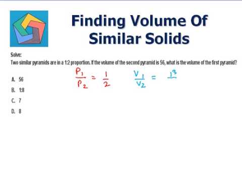 Finding Volumes of Similar Solids - YouTube