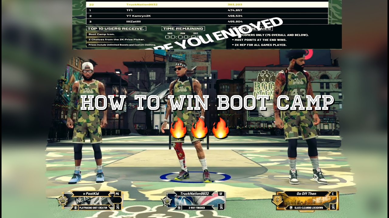 I WON BOOT CAMP,HERE HOW TO WIN, BEST BUILDS TO WIN WITH, BEST BUILD ...