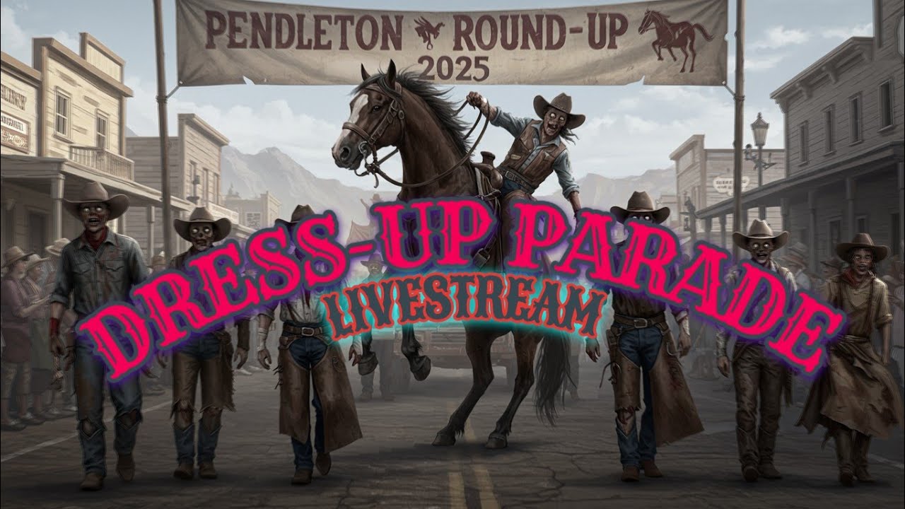 Pendleton Round-Up Dress-Up Parade 2025 Livestream - YouTube