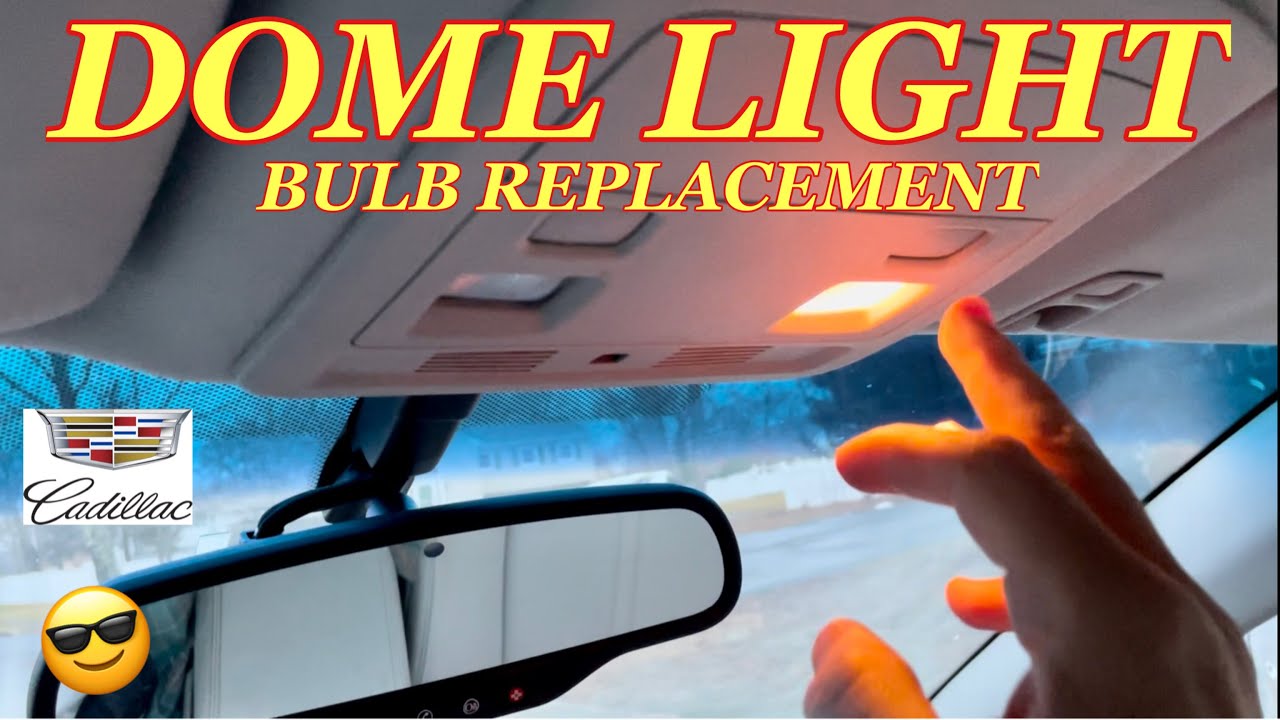 CADILLAC CTS DOME / MAP LIGHT BULB REPLACEMENT - YouTube