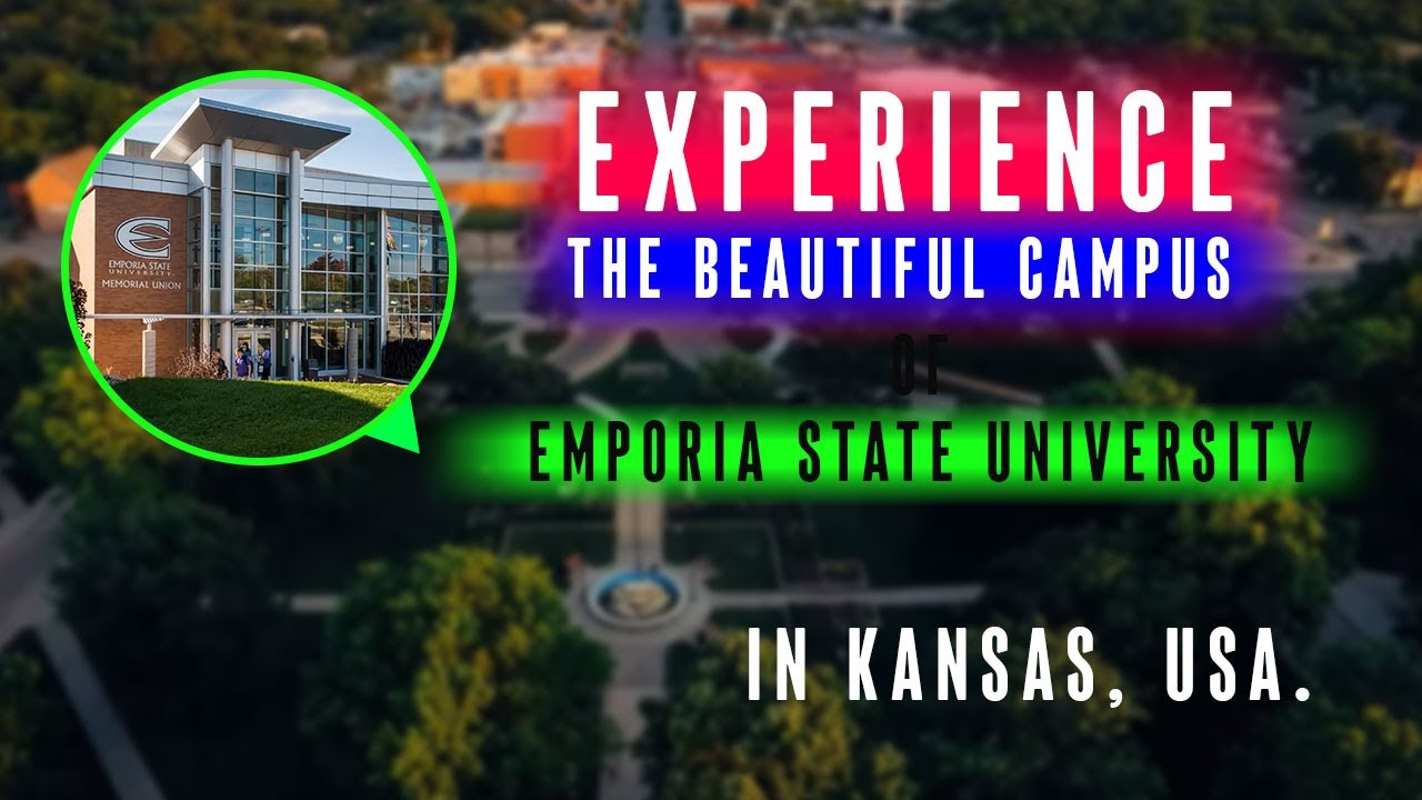 Experience The Beautiful Campus of Emporia State University (ESU) in Kansas, USA - YouTube