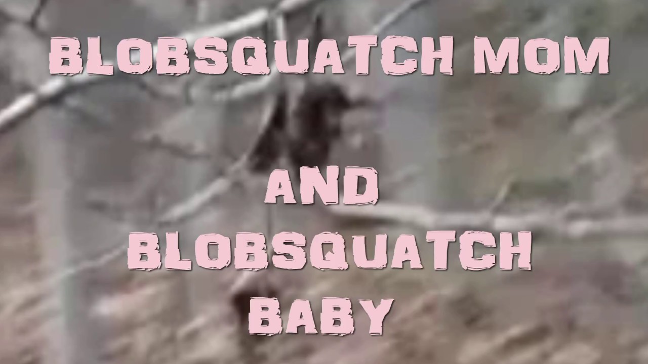 BIPEDAL BLOBSQUATCH MOM AND BLOBSQUATCH BABY: North Carolina Bigfoot ...