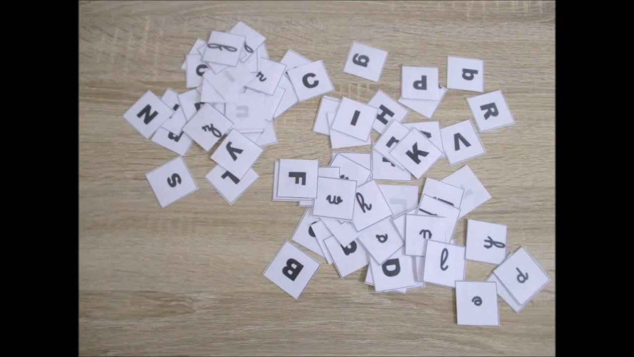 Jeu sur l'alphabet - YouTube