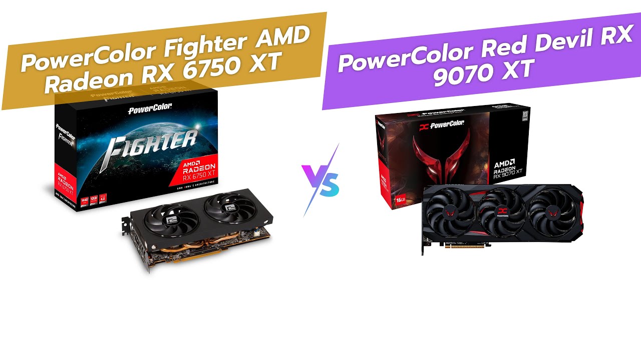 🤔 PowerColor RX 6750 XT vs RX 9070 XT! 🔥 - YouTube
