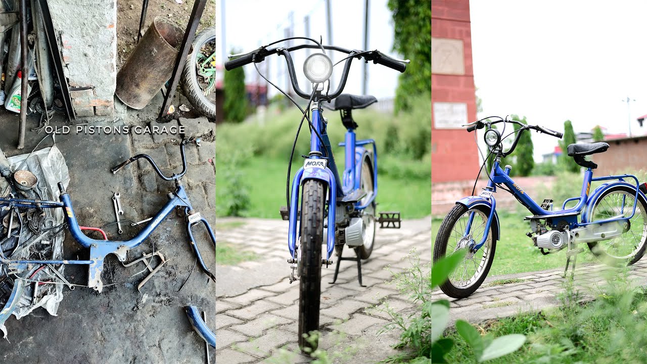 Royal Enfield Mofa Restoration | The Smallest | Royal Enfield | Old ...