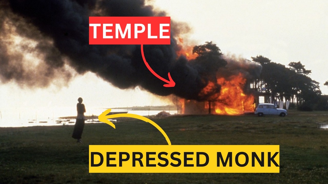 How A Depressed Monk Burnt Down Japan's Famous Temple - YouTube
