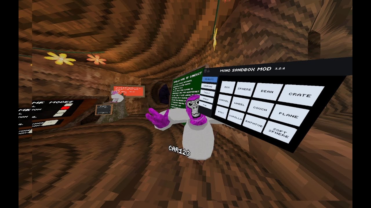 REVIEWIN MONO SANDBOX MOD MENU (GORILLA TAG) - YouTube