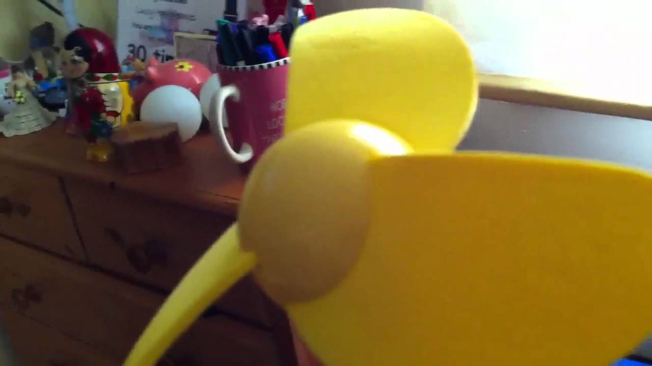 Fan causes interference with tv :/ - YouTube
