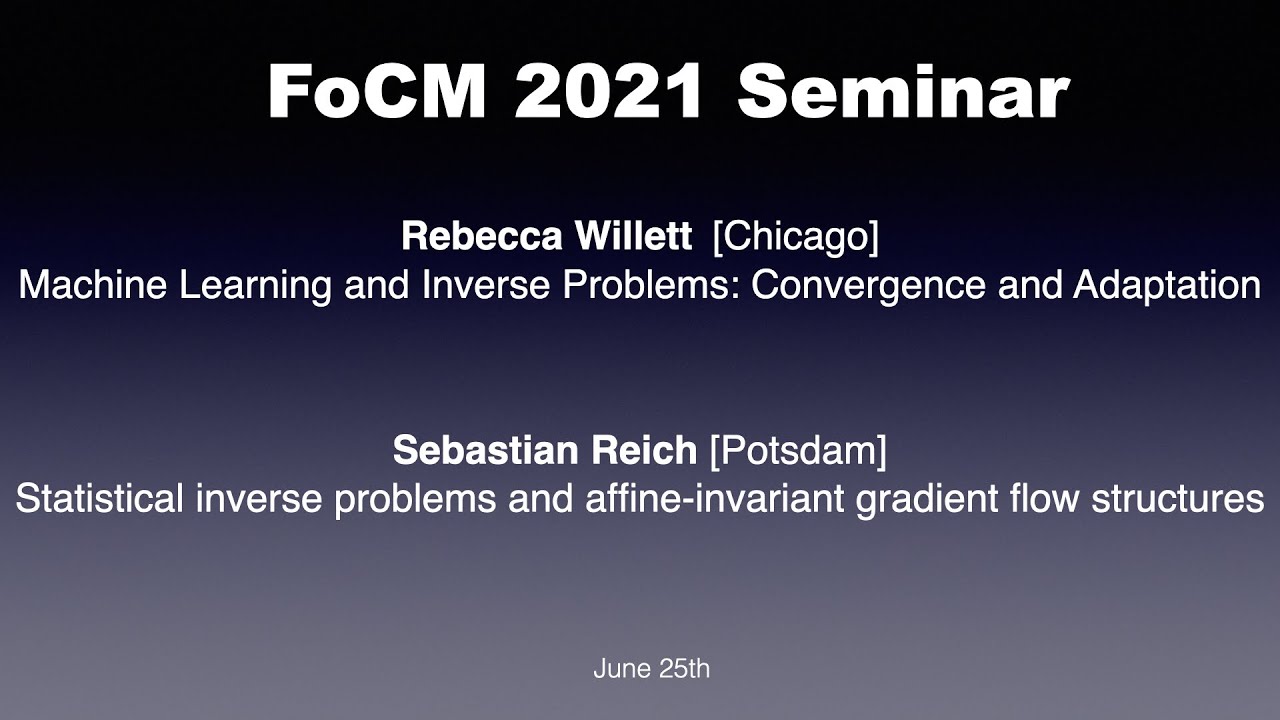 FoCM 21 seminar, June 25th - YouTube