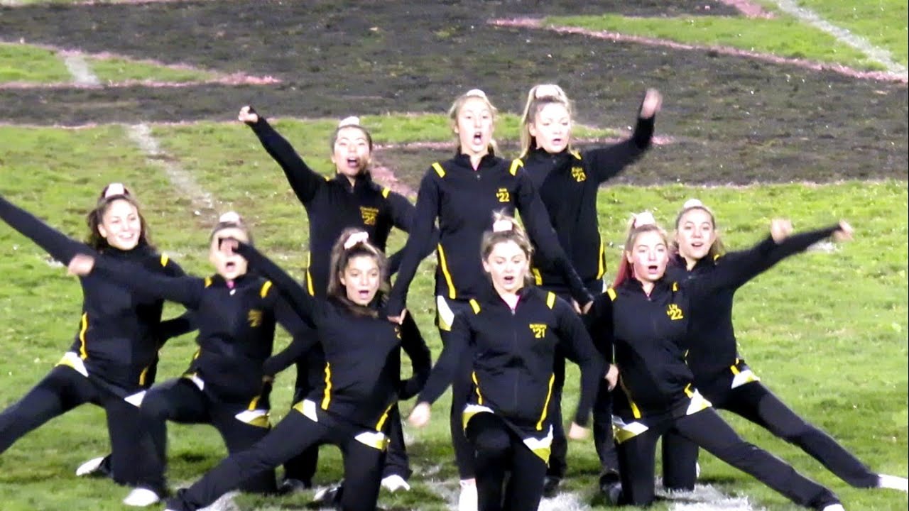 Amity Spartan Cheerleaders, Dance Team and Mini Clinic Dancers Perform ...