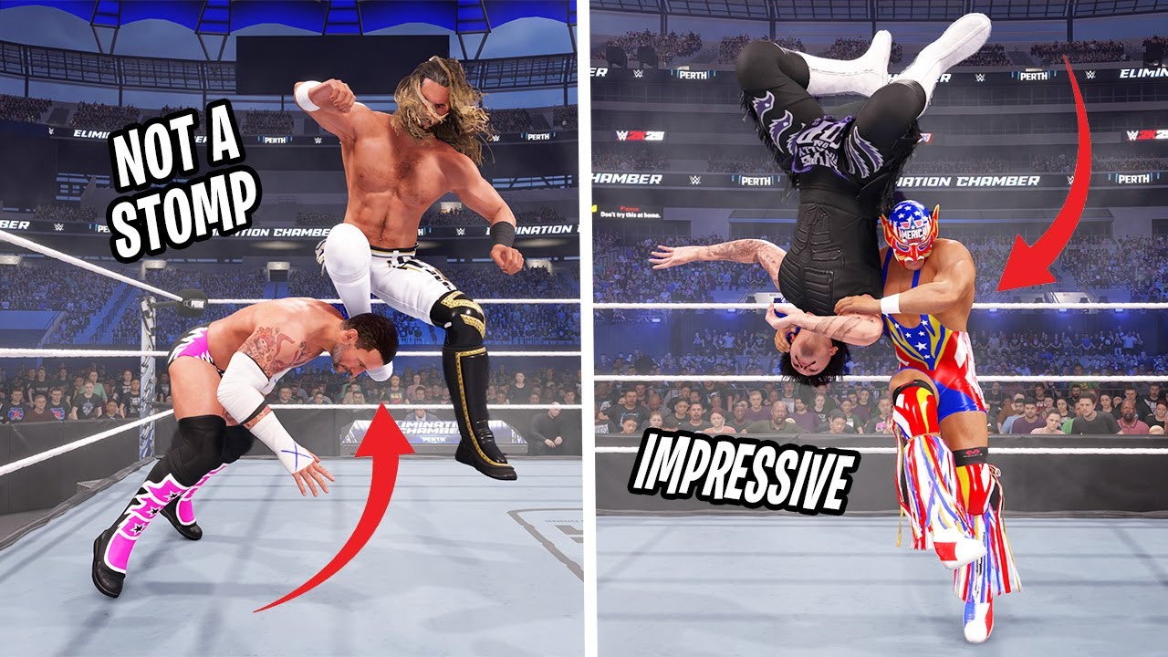 30 Hard Hitting Moves You Can Use In WWE 2K25 - YouTube
