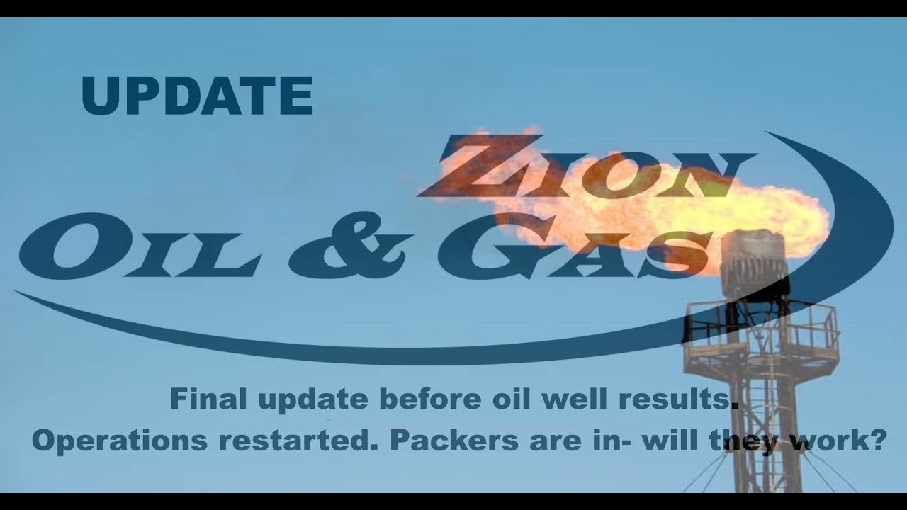 ZION OIL Final Operational Update Before Results. Operation Resumed ...