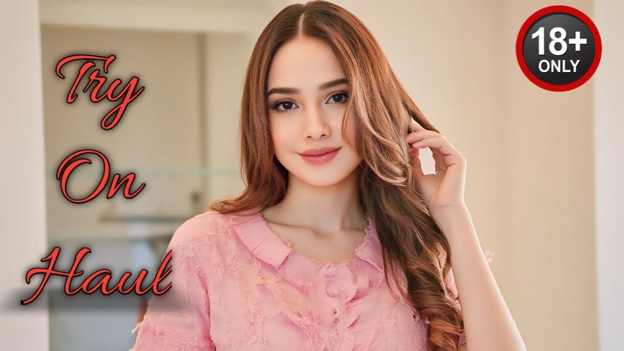 BEST 4K THREE TRANSPARENT Pretty Crop Top TRY ON Mirror View |Natural ...