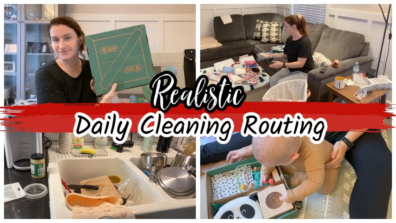 REALISTIC DAILY CLEANING ROUTING// CLEAN WITH ME 2022 / CLEANING FOR ...