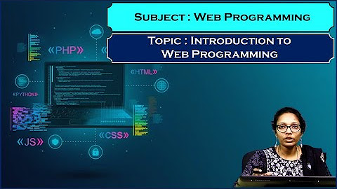 Web Programming By Mrs. G. Sowmya - YouTube