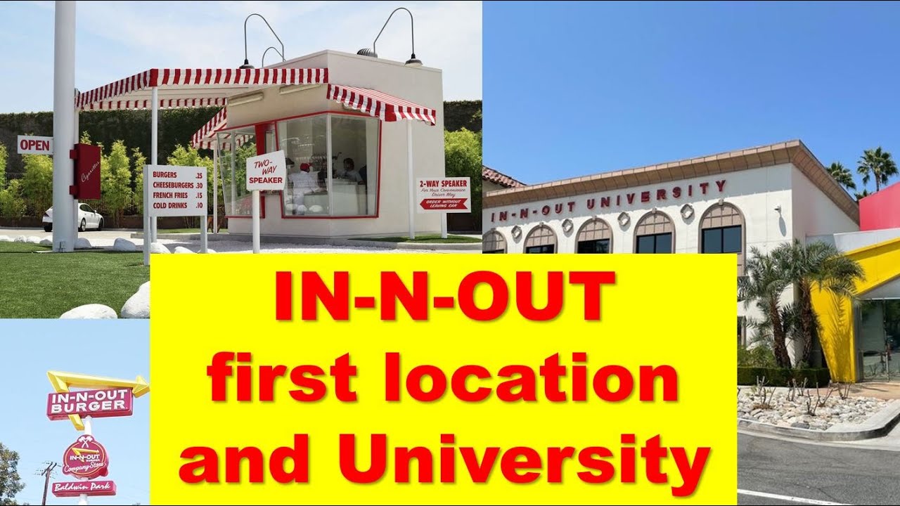 In-N-Out Burger I Original Location and University I Baldwin Park ...