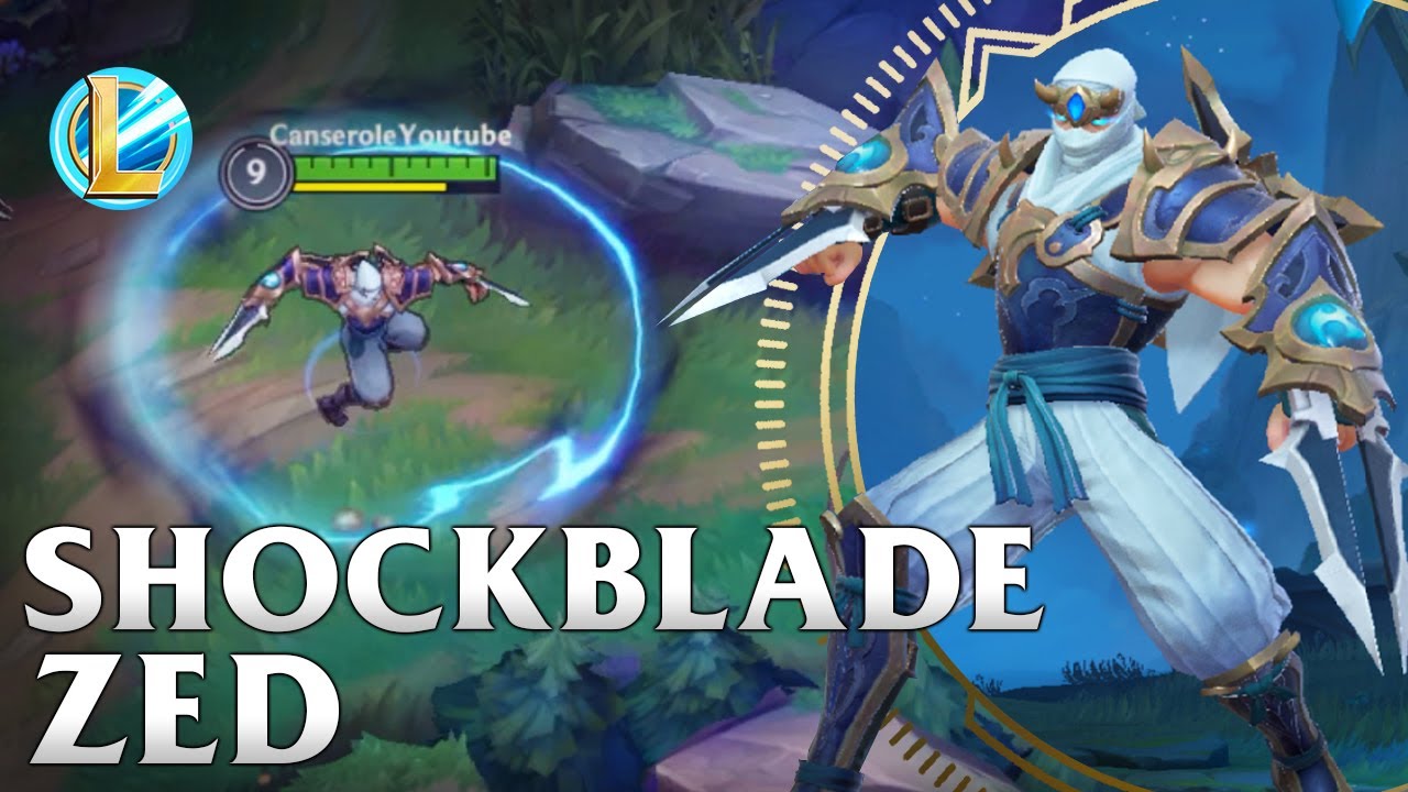Shockblade Zed Skin Spotlight - WILD RIFT - YouTube