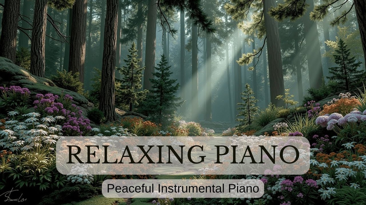 Relaxing Piano Music & Calm Forest Ambiance ~ Gentle Classical Piano ...