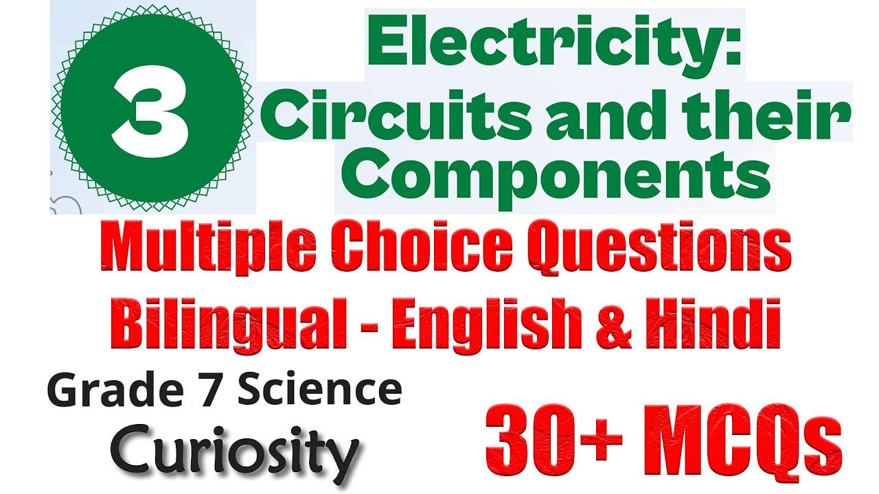 3. Electricity: Circuits and their Components (Multiple Choice ...