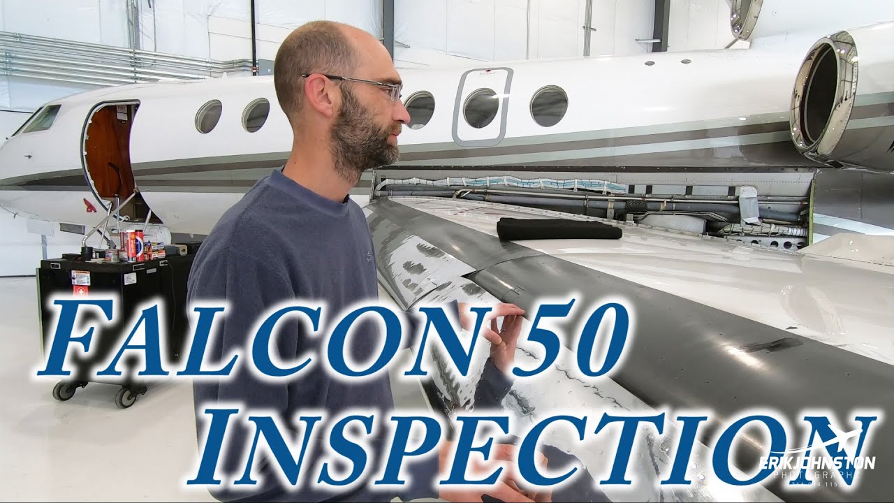 Falcon 50 Inspection Day 1 Mechanics Corner - YouTube