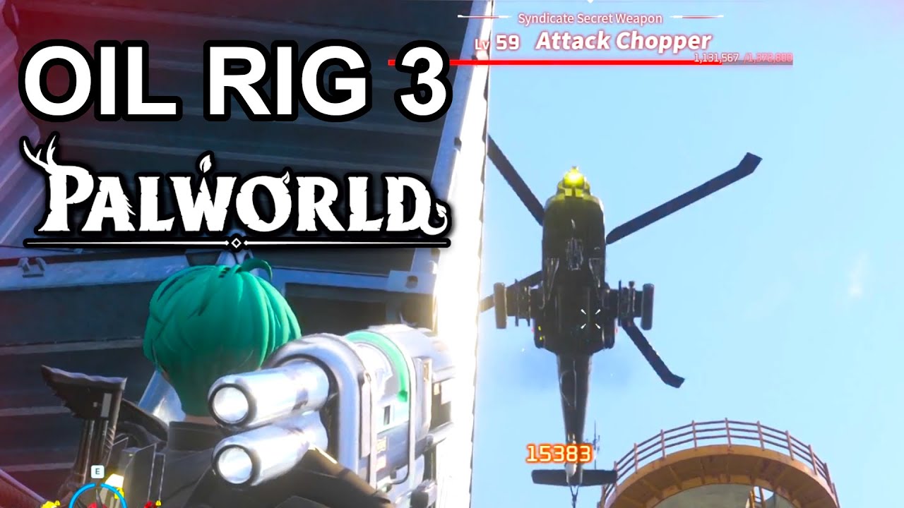 PALWORLD Raiding the Syndicate Platform Oil Rig at Feybreak - YouTube