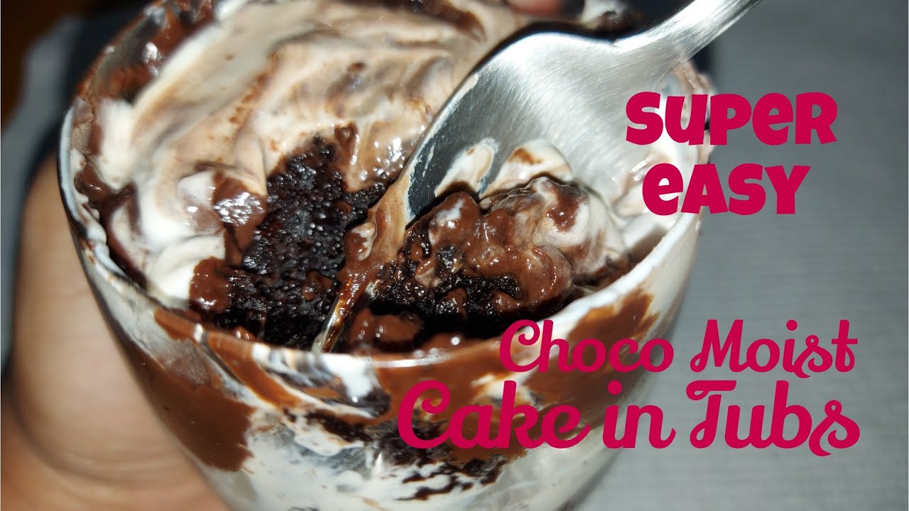 Super Moist Chocolate Cake in Tubs| Simay Ann - YouTube