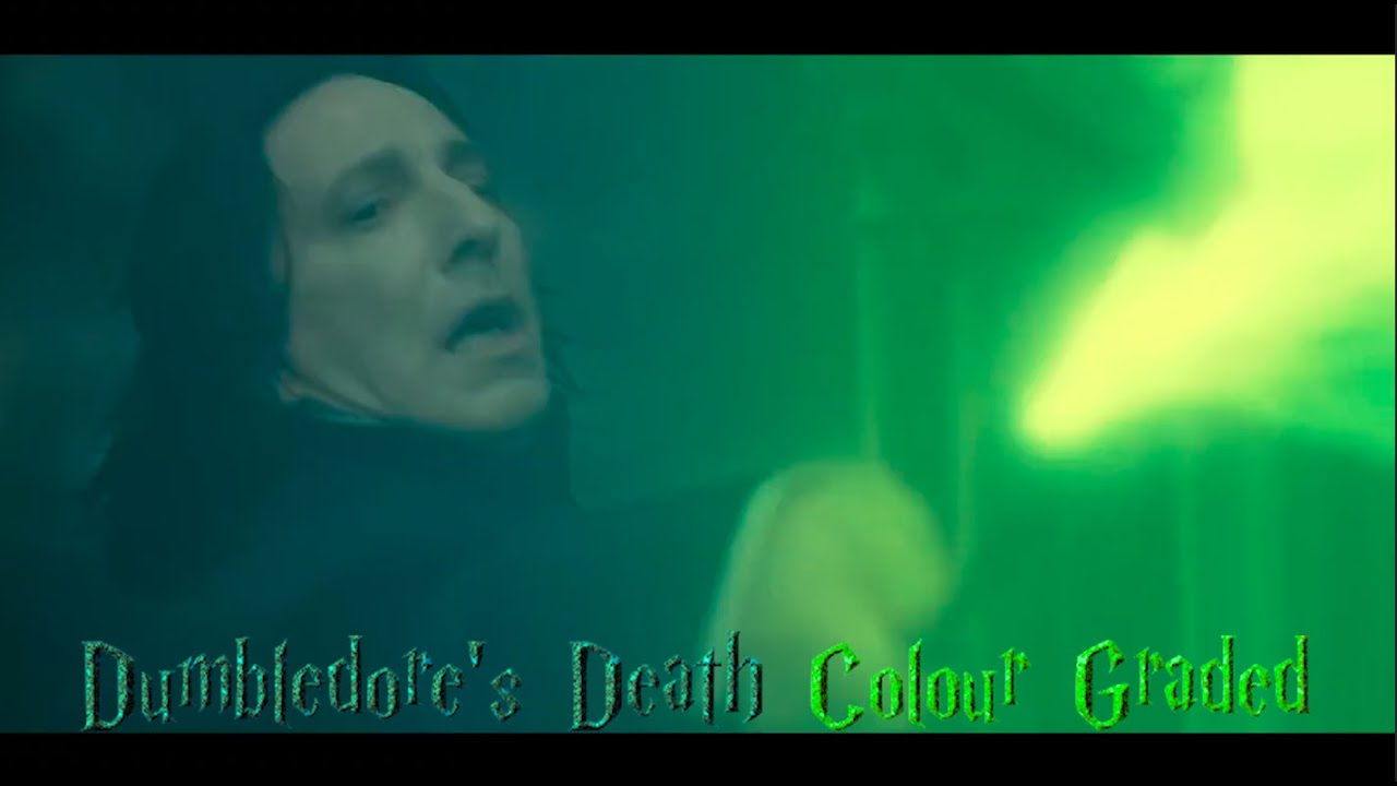 Dumbledore's Death Colour Graded ft. Green Killing Curse - YouTube