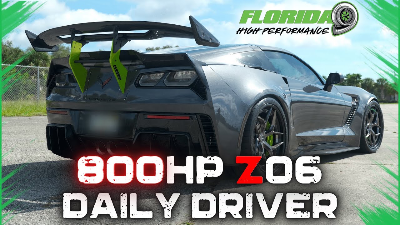 Carlo's 800 Horsepower C7 Z06 Corvette Daily Driver - YouTube