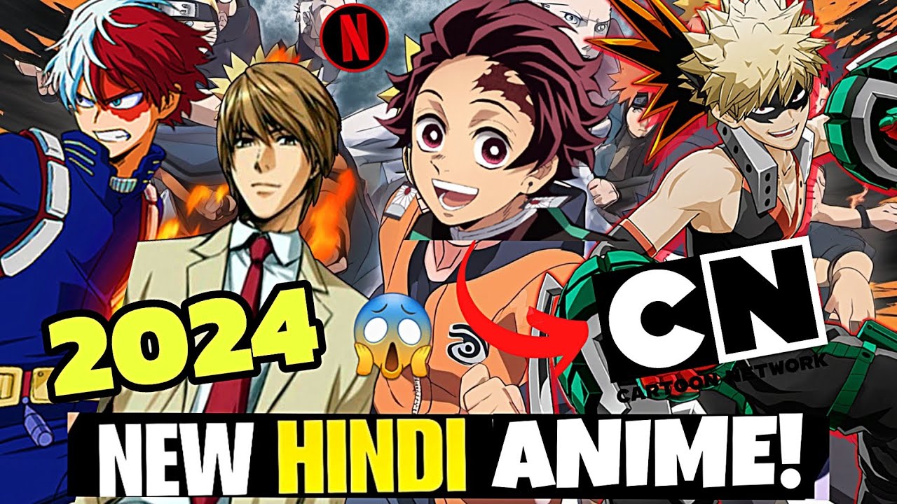 MHA SEASON 4 ON CARTOON NETWORK!DEATH NOTE 😱 HINDI DUB!2024 HINDI DUB ...