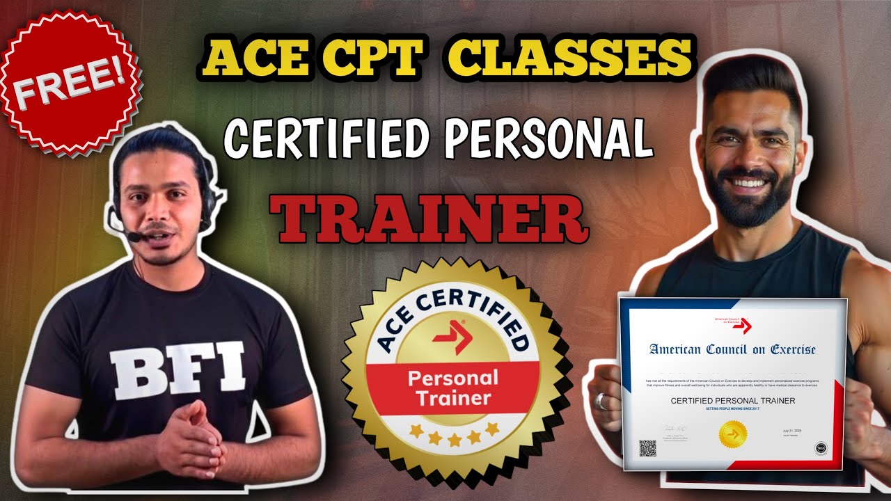 ace certified personal trainer exam prep[CLASS- 004] - YouTube