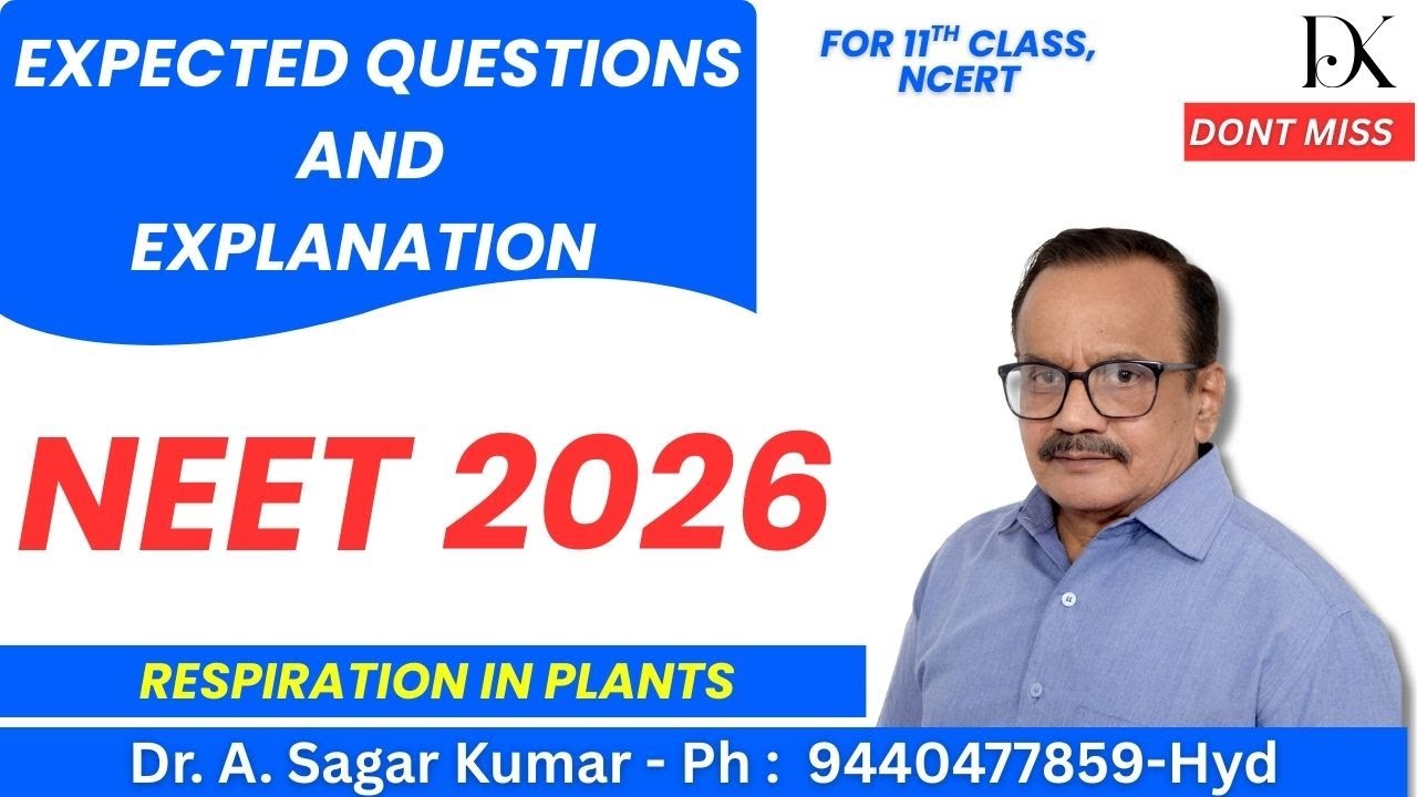 Biology | 11th Class| NEET -2026 | Expected Question | ETS ...