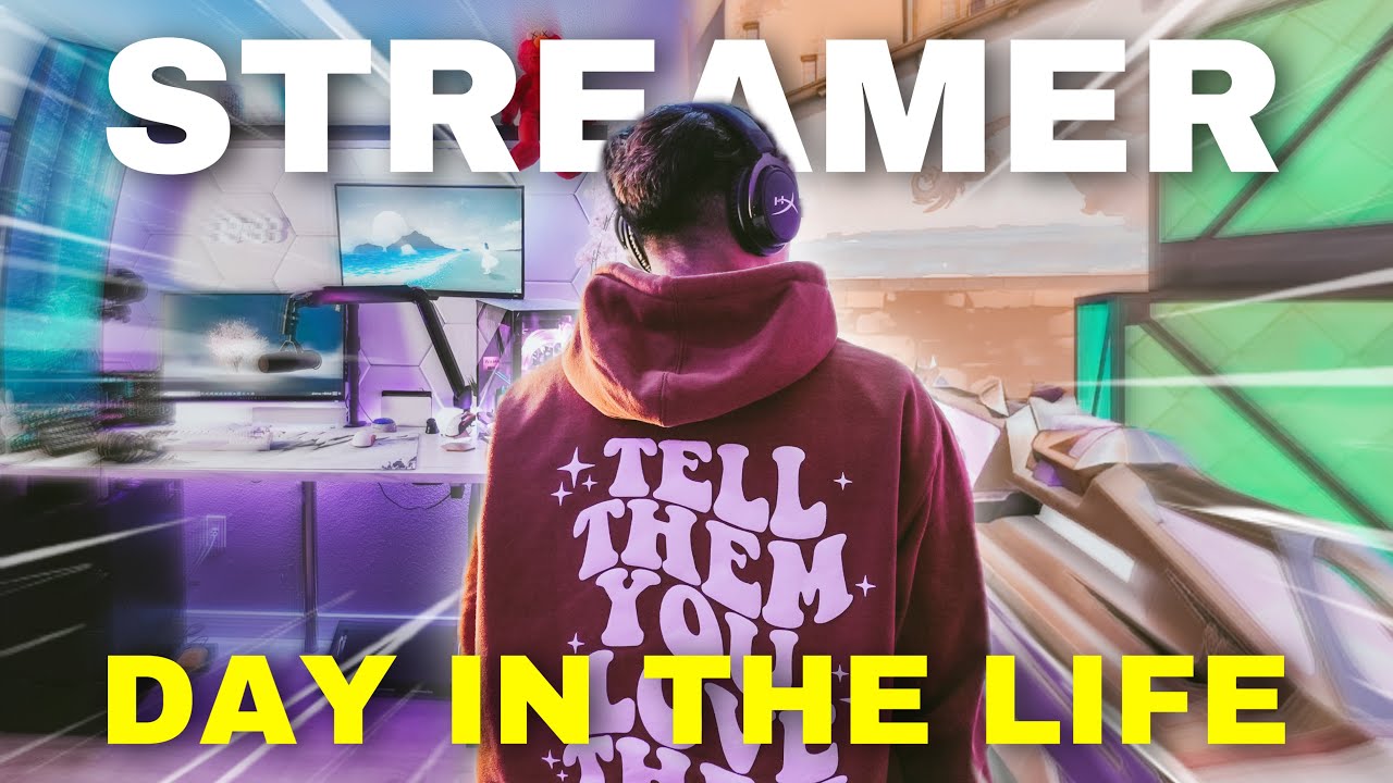 A REALISTIC DAY IN THE LIFE OF A FULL TIME STREAMER (18 YEARS OLD ...