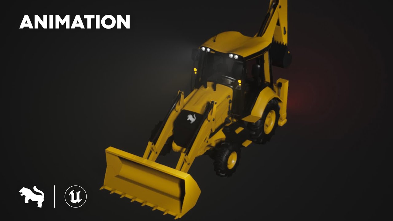 Driveable Construction Excavator | Dozer Animation in Unreal Engine ...