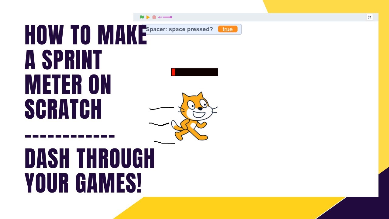 How To Make A Sprint Meter on Scratch - YouTube