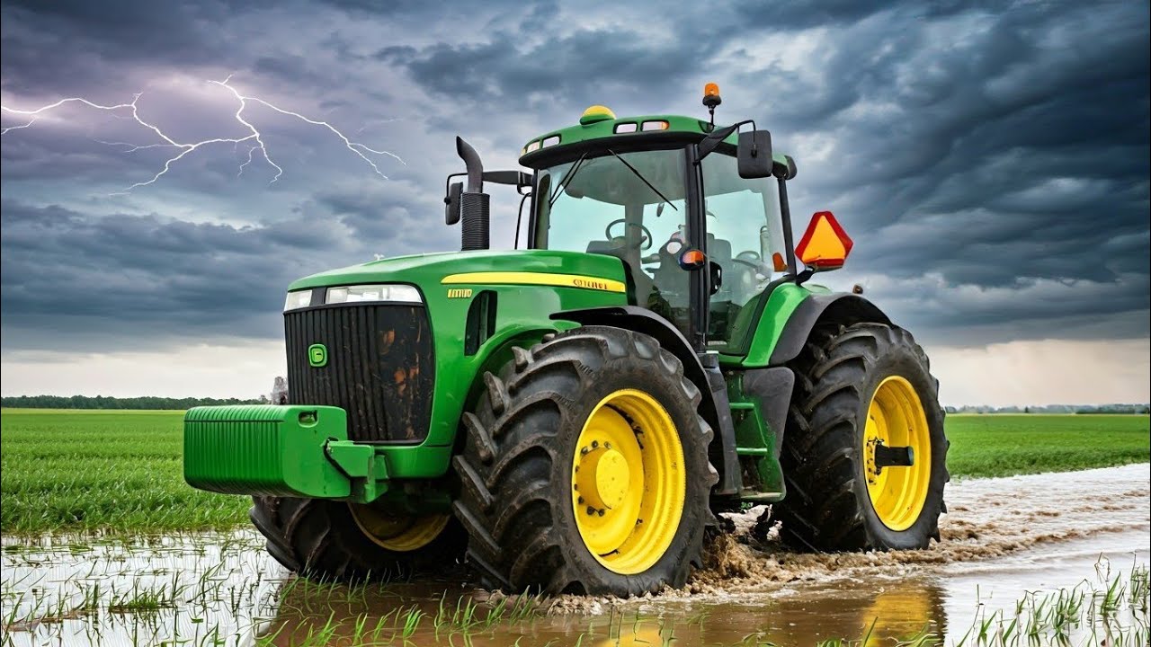 Tractor Trabajando en el Campo: Vídeo 360° VR REALIDAD VIRTUAL, John ...