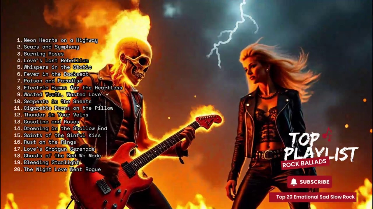 Romantic Rock Ballads PLAYLIST / Emotional Selection / FULL ALBUM 2025 ...