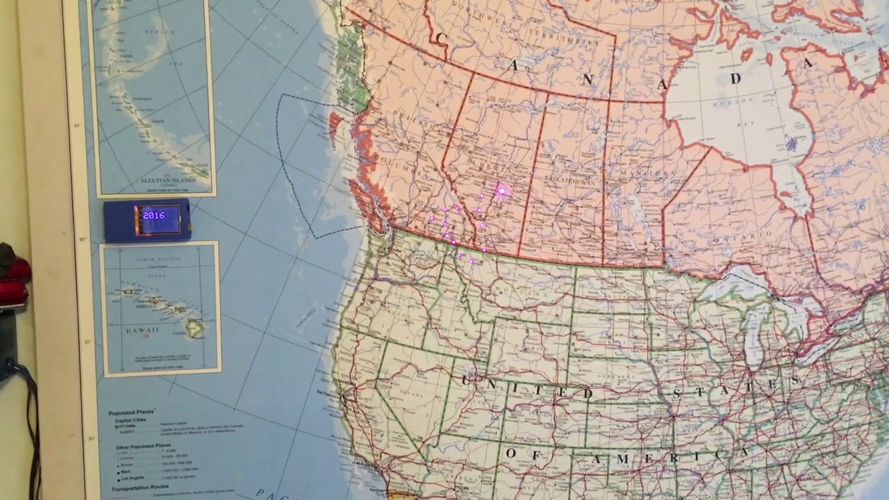 LED Map latest software update - YouTube