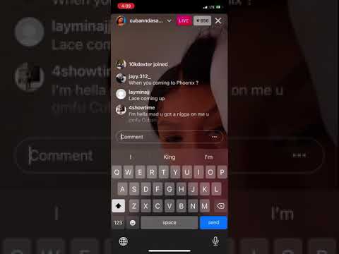 Cuban Doll and Jaydayoungan kissing & laid up on Instagram live !!