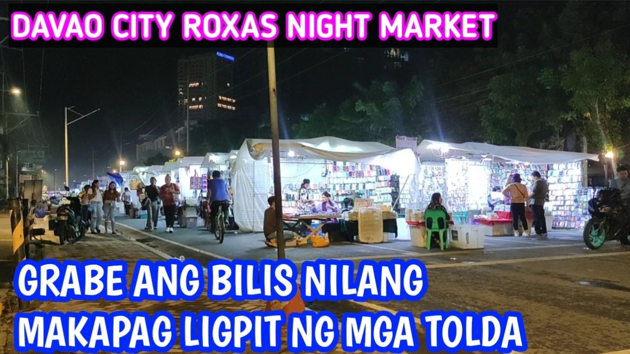 DAVAO CITY'S ICONIC NIGHT MARKET TIME LAPSE - YouTube