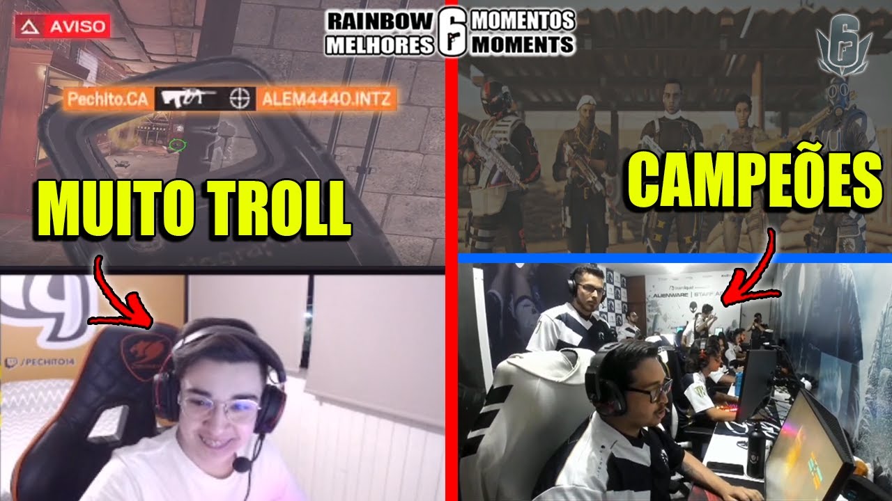 PECHITO TROLANDO O ALEM4O, LIQUID CAMPEÃ DO SIX MAJOR, 4K DO PALUH ...
