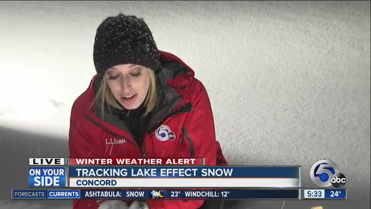 5AM: Sarah Phinney's snow report from Concord Township - YouTube