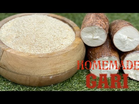 How To Make Gari In Abroad(Abrokyire) with Just One Ingredient . Home ...