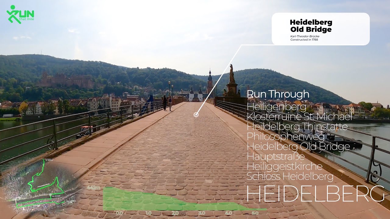 Heidelberg & Philosophenweg Run Through - YouTube