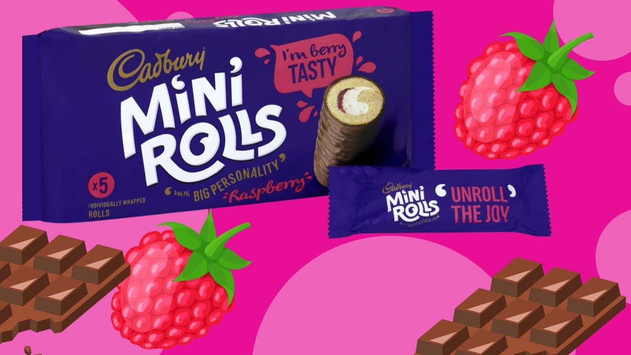 Cadbury Mini Rolls Raspberry Review #cadbury #chocolate - YouTube