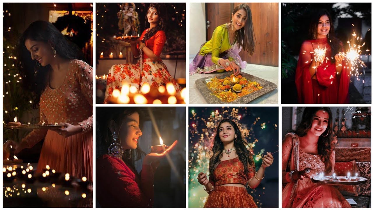 Best Diwali Photoshoot for Girls 2024||Diwali Photography 2024 ...